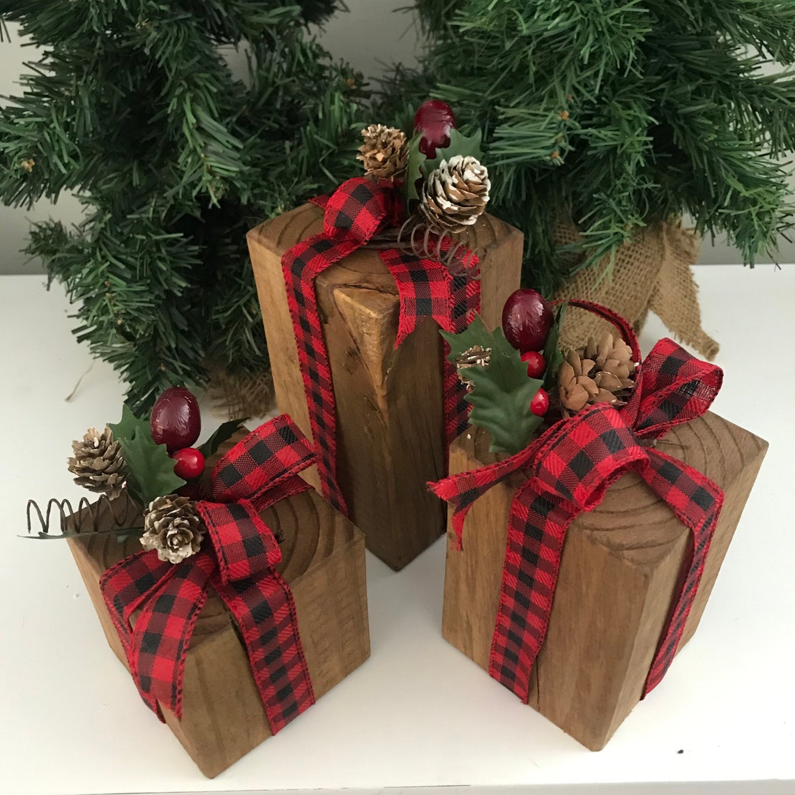 Wood Christmas Presents - Etsy