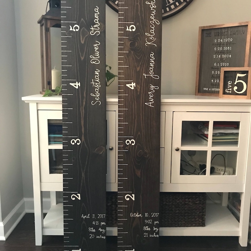 Wood Growth Chart - Etsy