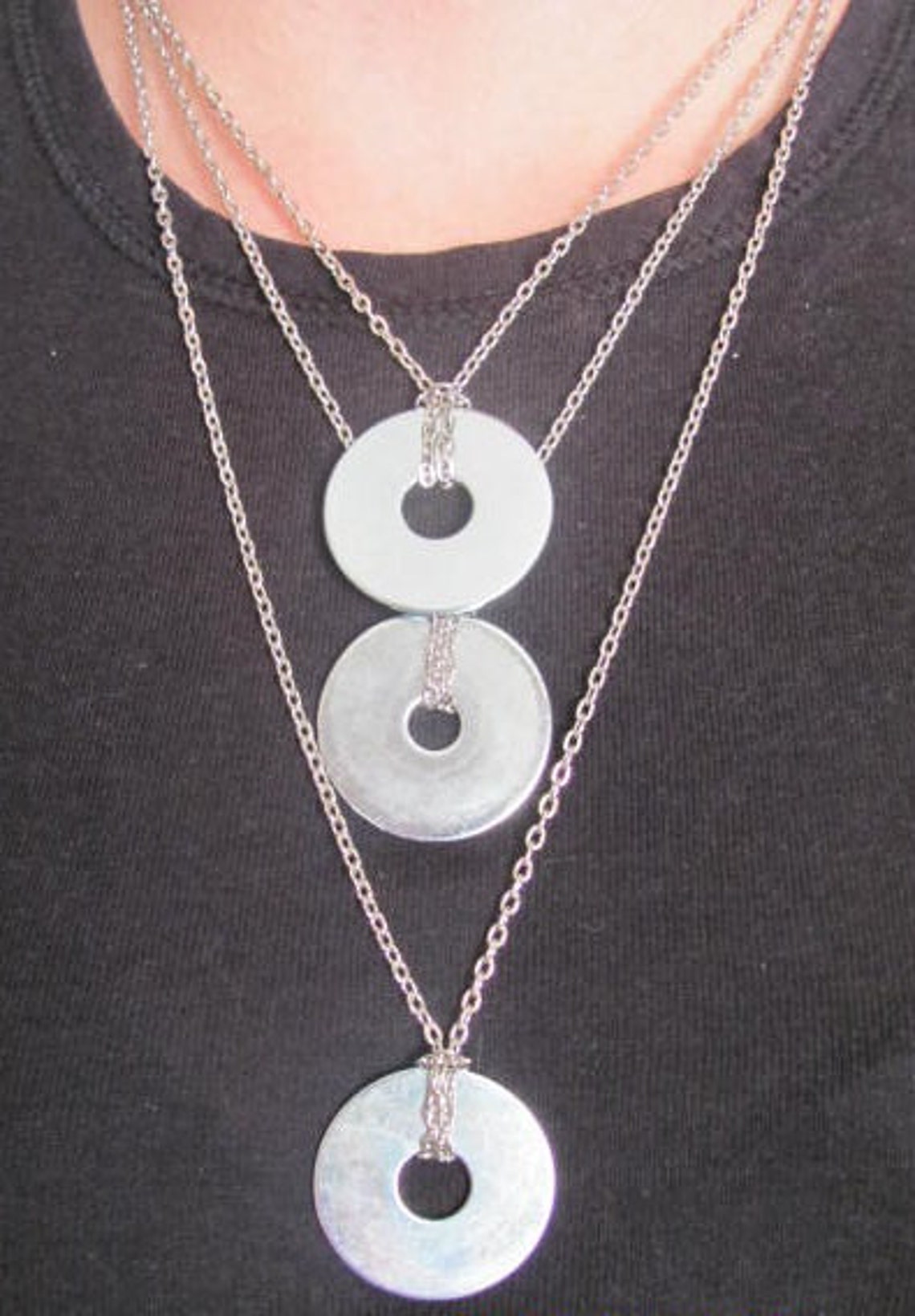 The Maze Runner Hand Stamped Washer Necklace on Chain | Etsy