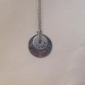 The Maze Runner Hand Stamped Washer Necklace on Chain - "the Maze ...
