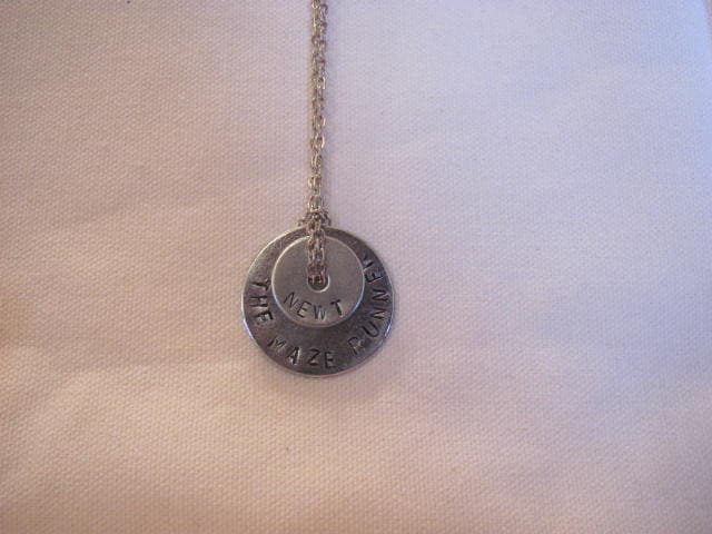 The Maze Runner Hand Stamped Washer Necklace on Chain - "the Maze ...