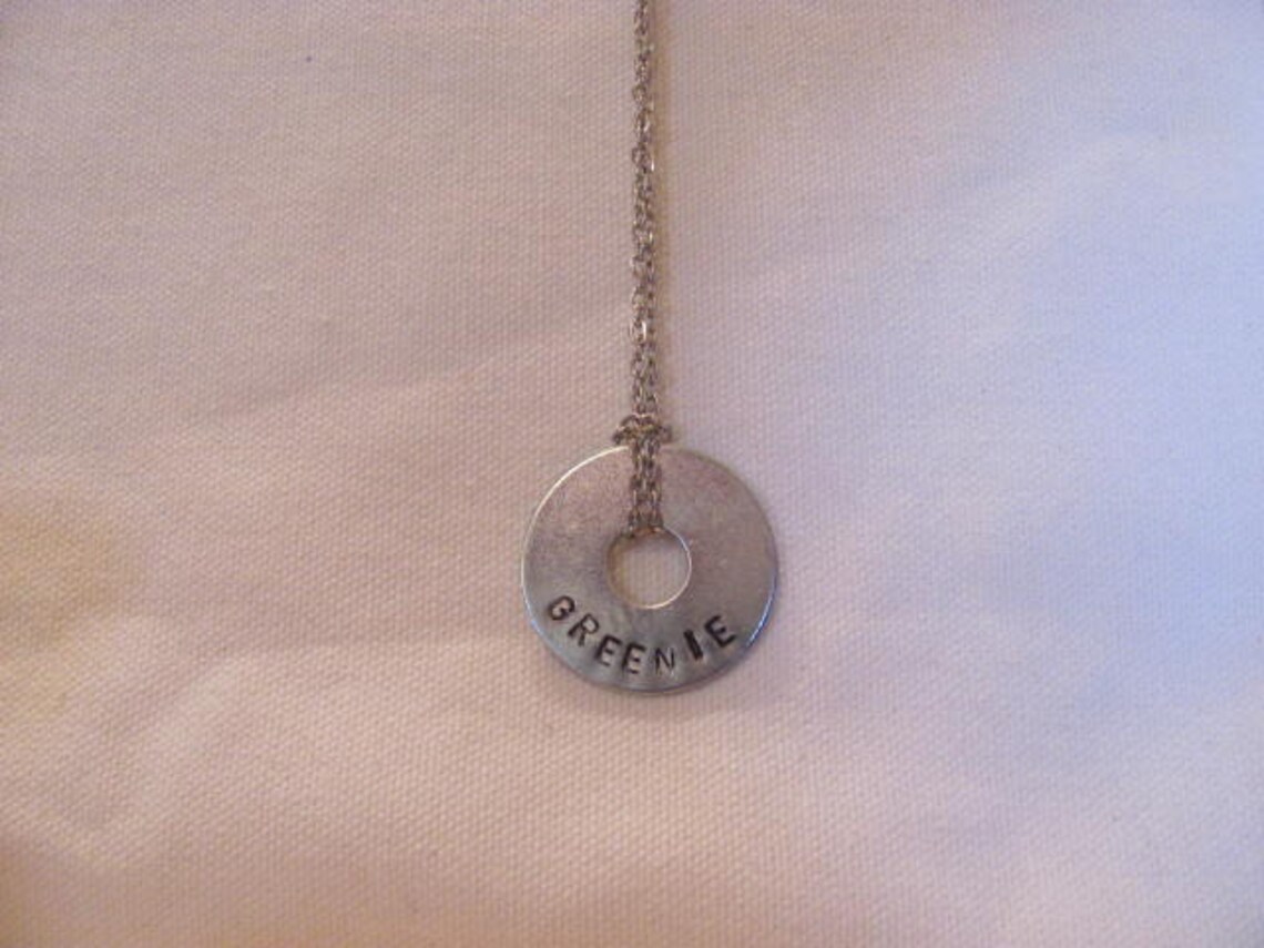 The Maze Runner Hand Stamped Washer Necklace on Chain - Etsy