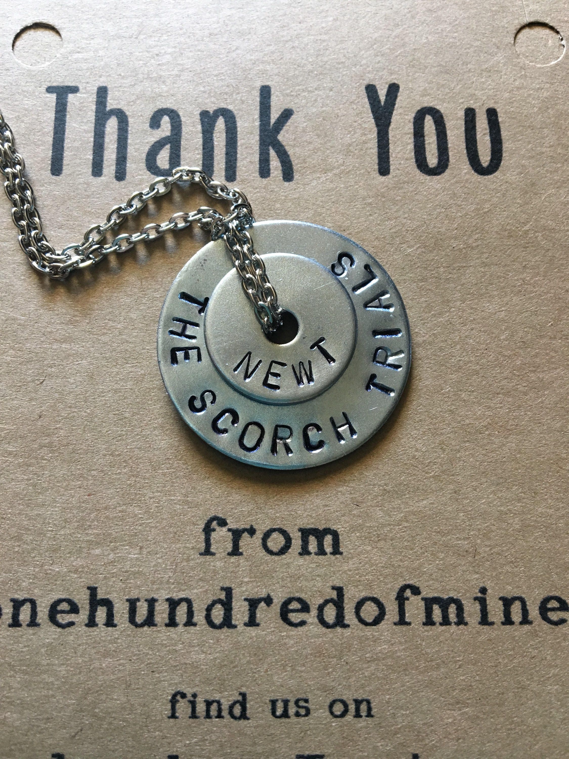 Stamped Washer Jewelry