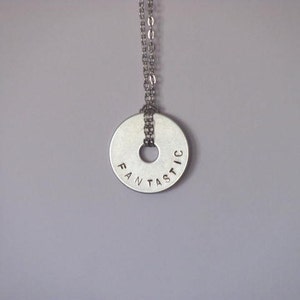 The Maze Runner Hand Stamped Washer Necklace on Chain the Maze Runner ...