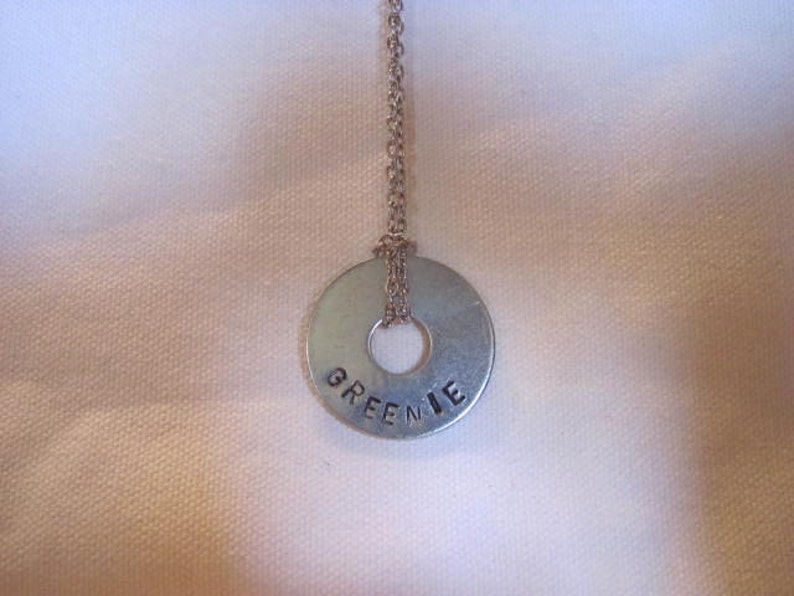 The Maze Runner Hand Stamped Washer Necklace on Chain - Etsy