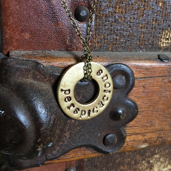 The Maze Runner Hand Stamped Washer Necklace on Chain the Maze Runner ...