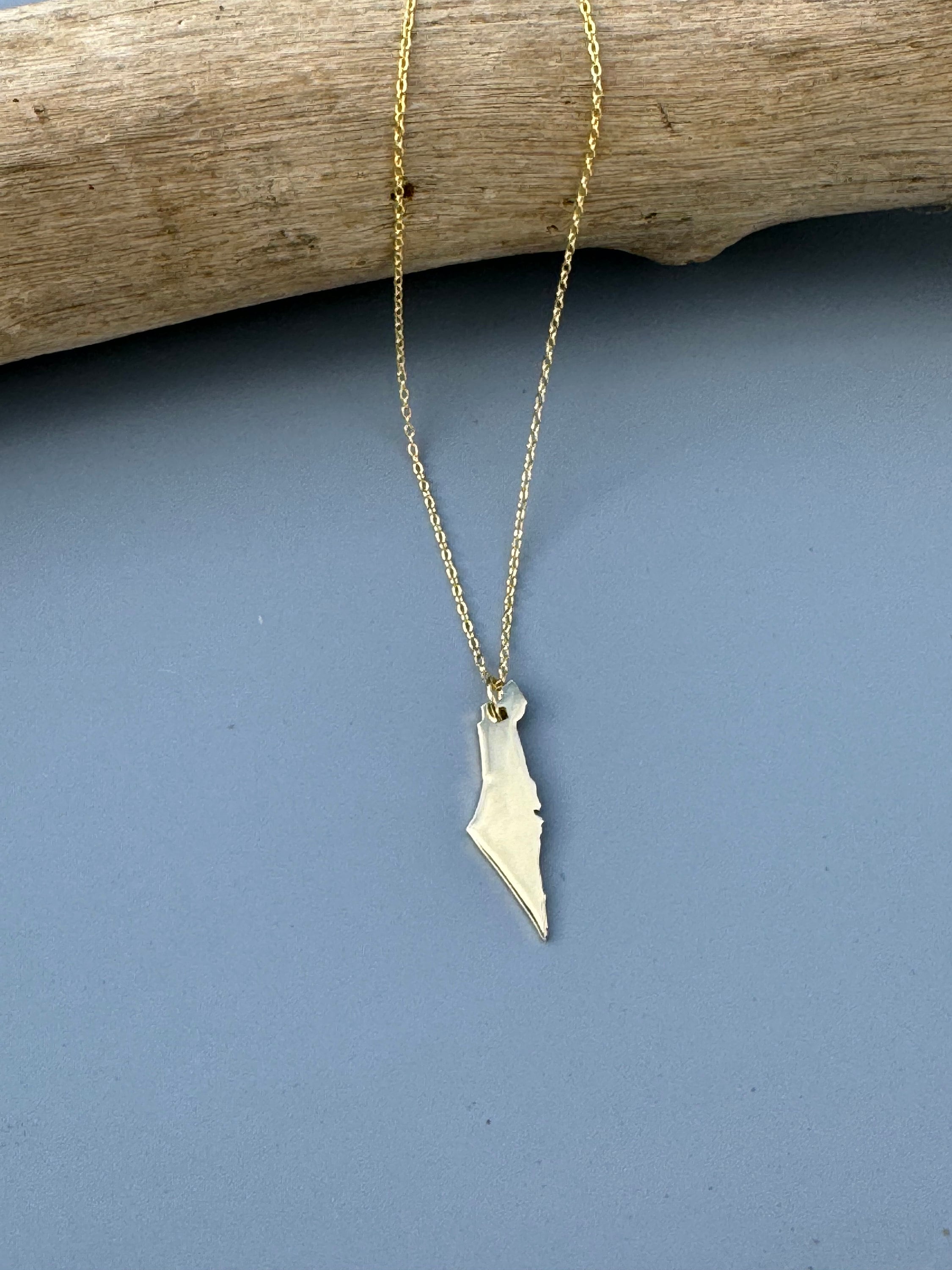 Map of Israel, Israel Map Necklace, Israel Pendant, Jewish State ...