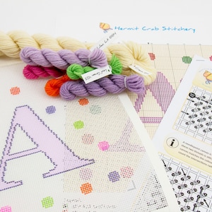 Needlepoint Craft for Beginners, Mini Custom Needlepoint for Baby's ...