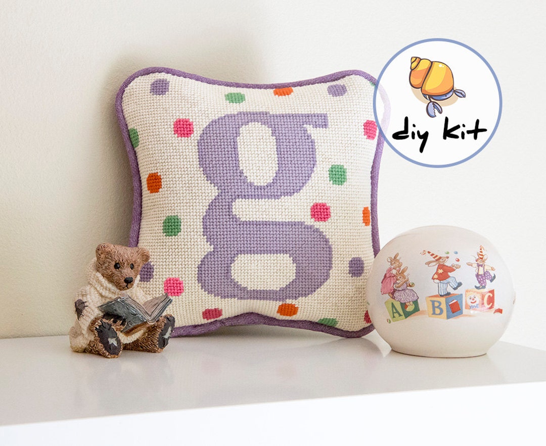 Needlepoint Craft for Beginners, Mini Custom Needlepoint for Baby's ...