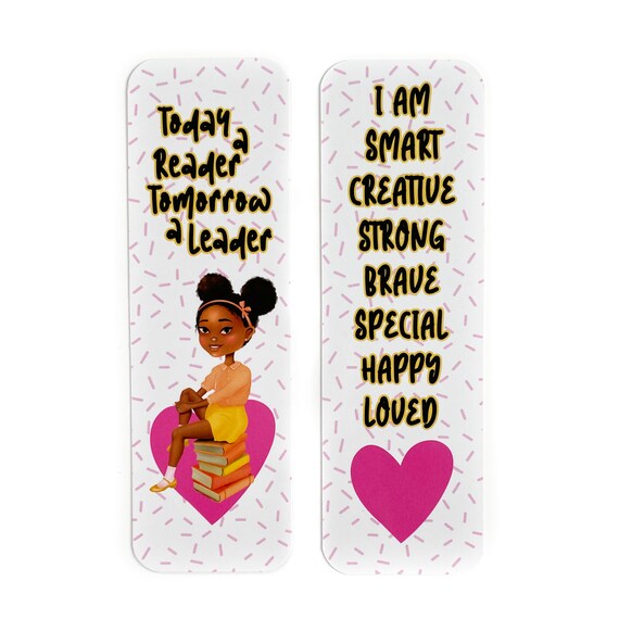 Children's Affirmations Bookmark Kids Bookmark African | Etsy