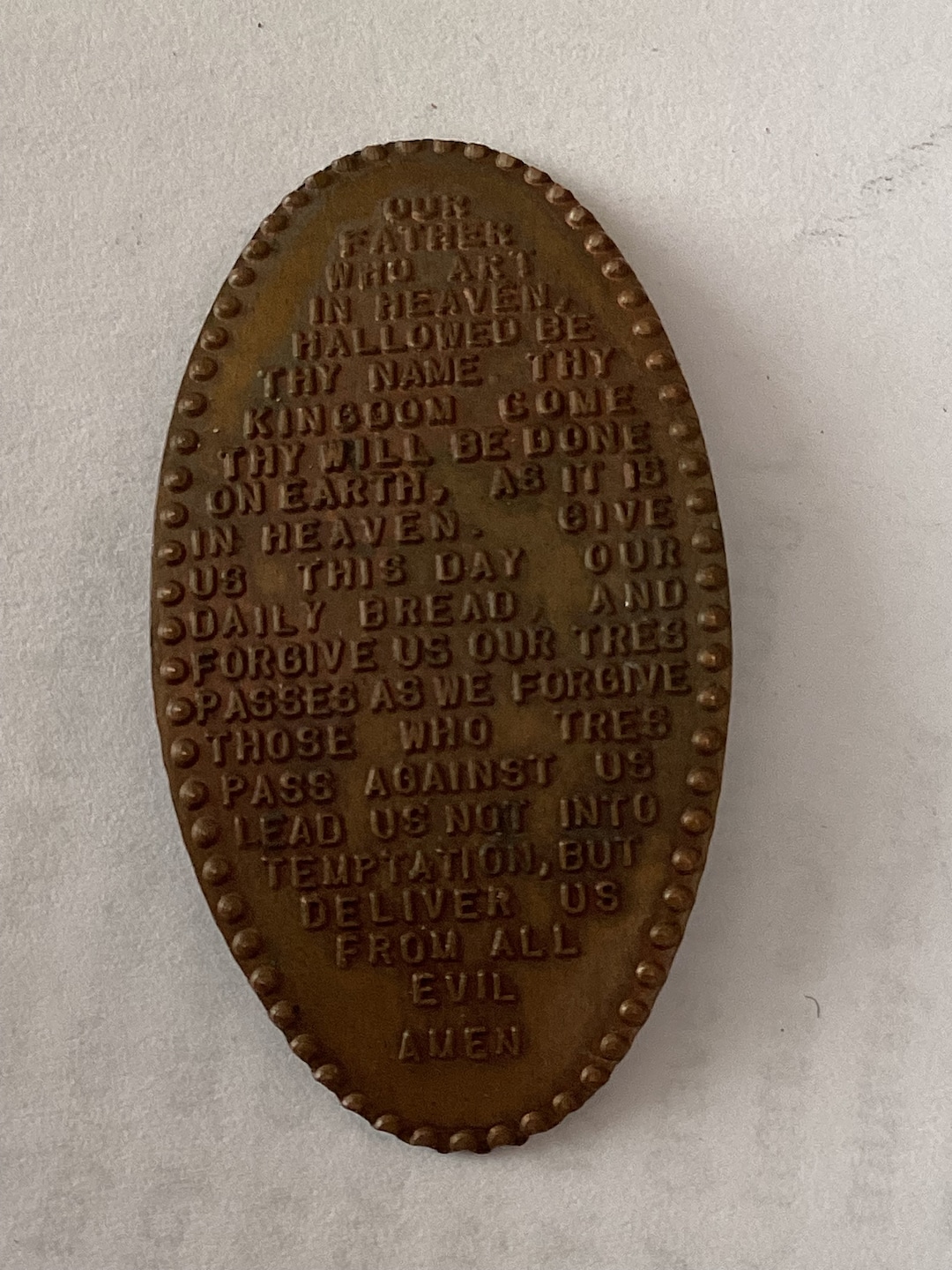 Lords Prayer Metal Emblem 1.5 - Etsy