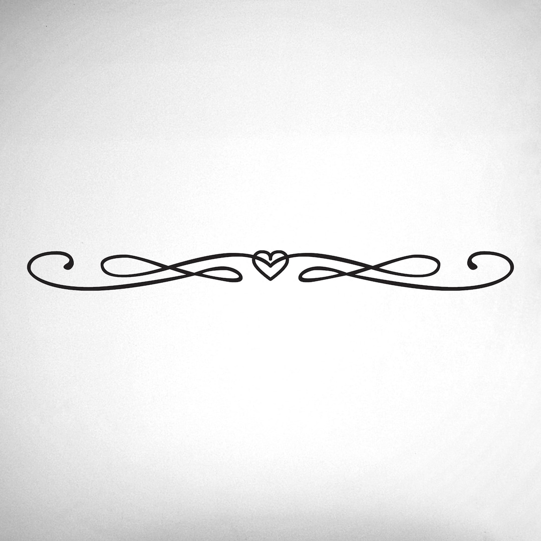 Heart Swirl Design - 0158 - Home Decor - Wall Decor - Art - Etsy