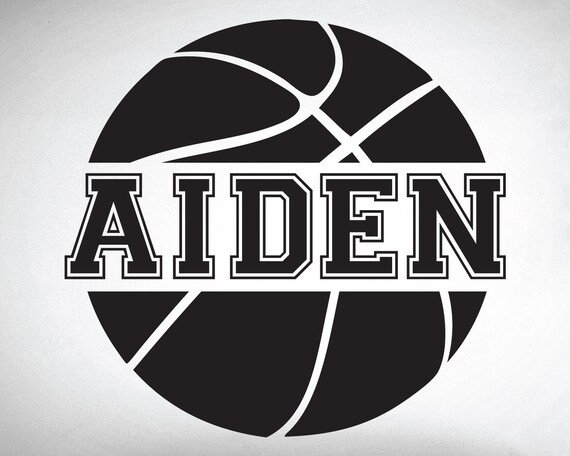Custom Basketball Name Wall Decal 0121 Personalized | Etsy