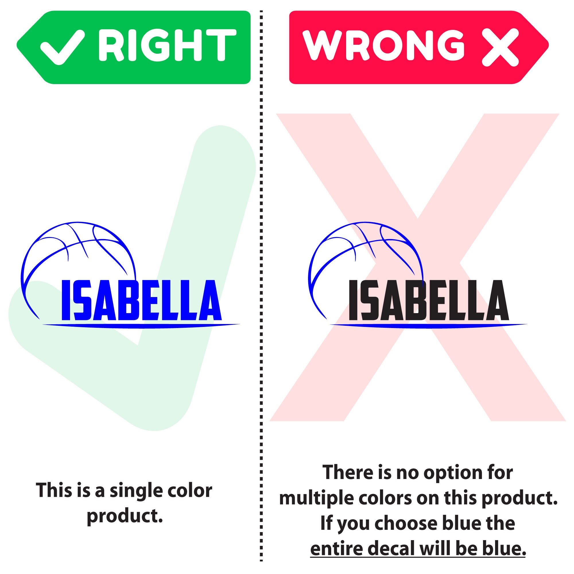 Custom Name Girls Basketball Wall Decal 0263 Home Decor | Etsy