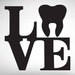 Love Tooth - 0348 - Dental Office Wall Decal - Etsy