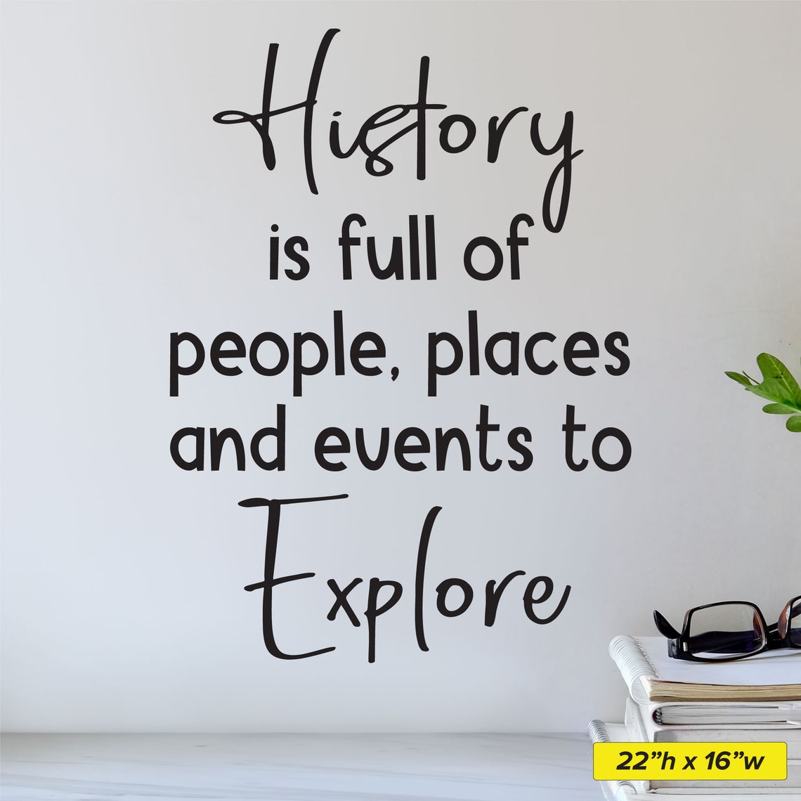 History is Full of People Places and Events 0473 | Etsy