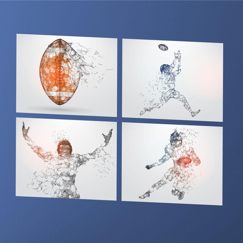 Football Wall Art - Etsy