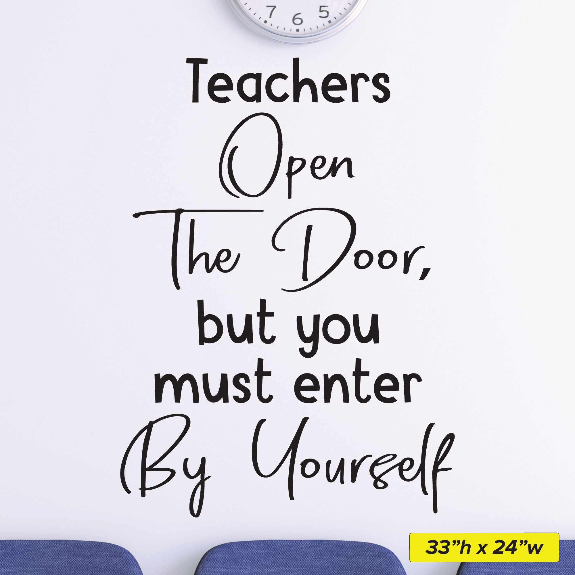 Teachers Open the Door 0477 Classroom Decor Wall Decor - Etsy