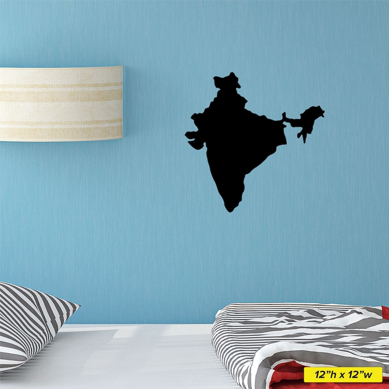 India Sticker 0420 Home Decor Wall Decor Bhārat | Etsy
