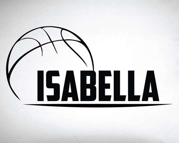Custom Name Girls Basketball Wall Decal 0263 Home Decor | Etsy
