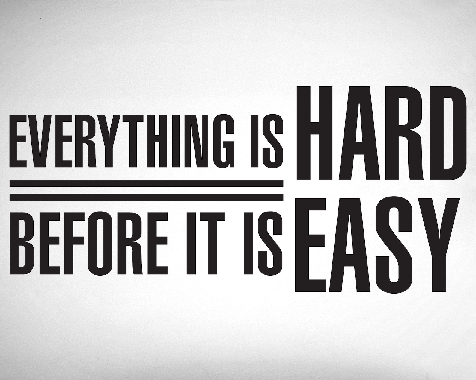 Everything Is Hard Before It Is Easy Wall Decal 0394 Wall | Etsy