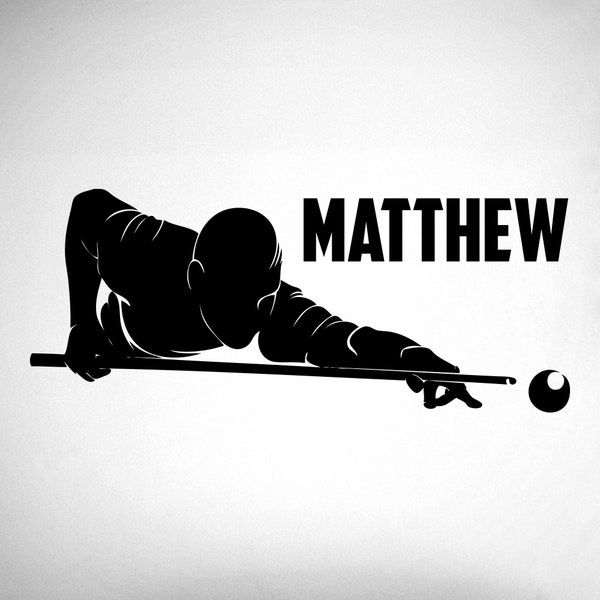 Billiards Decals - Etsy