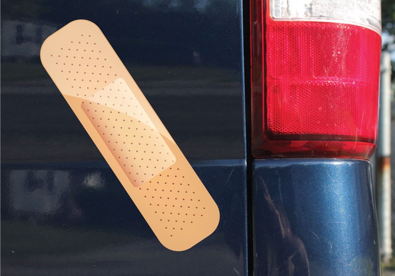 Band Aid Sticker Decal Funny Damaged Car 2.3h X - Etsy