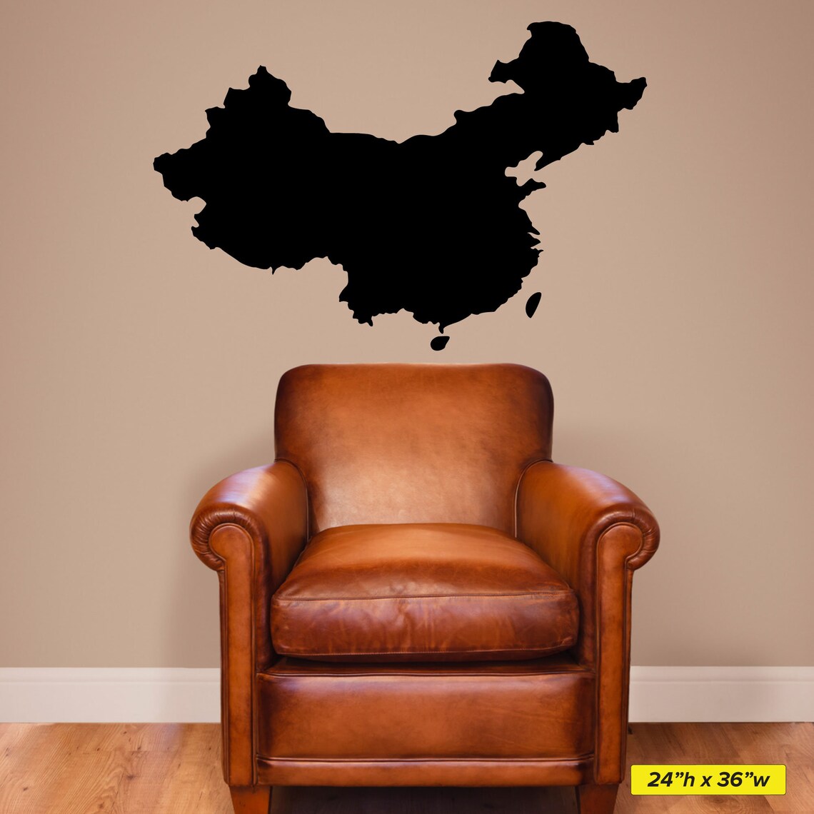 China Sticker 0422 Chinese Map Country Decal Geography - Etsy