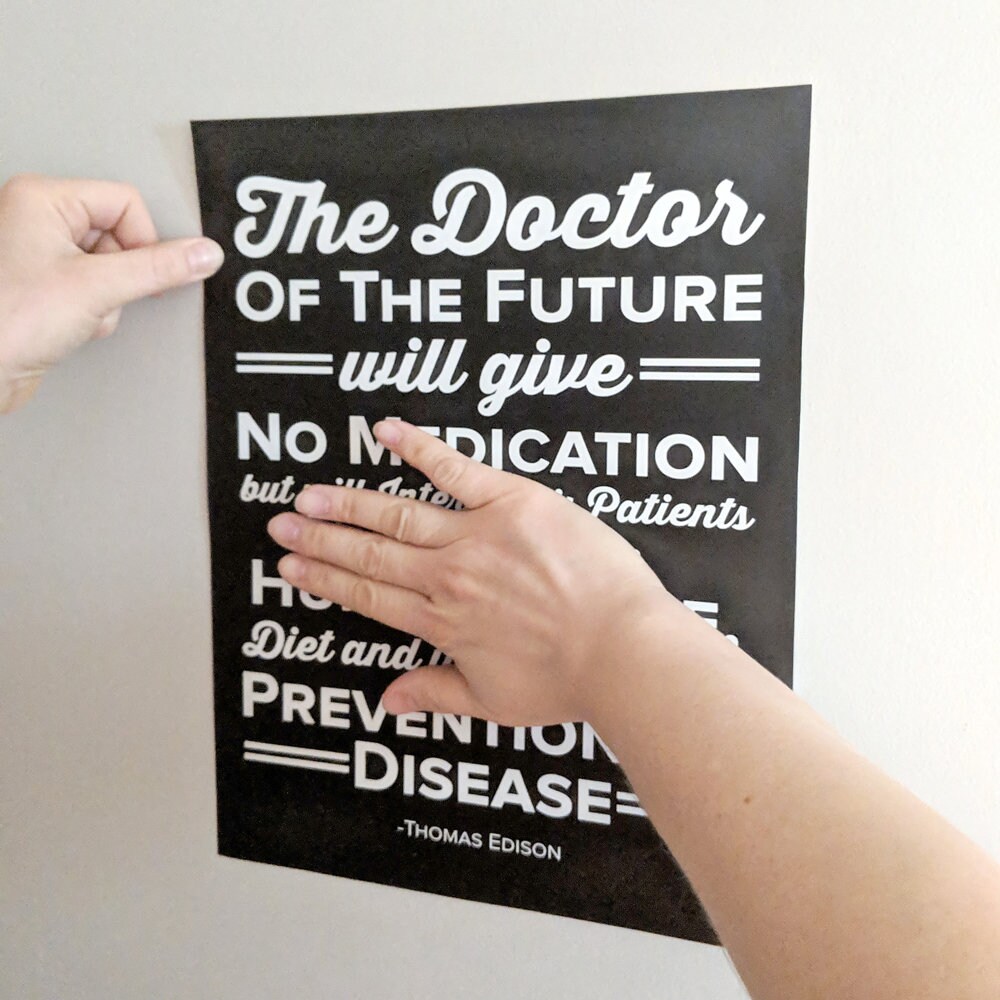 Chiropractic Wall Decals - 11"x14" - Set of 4 - Peel and Stick - 0490 ...