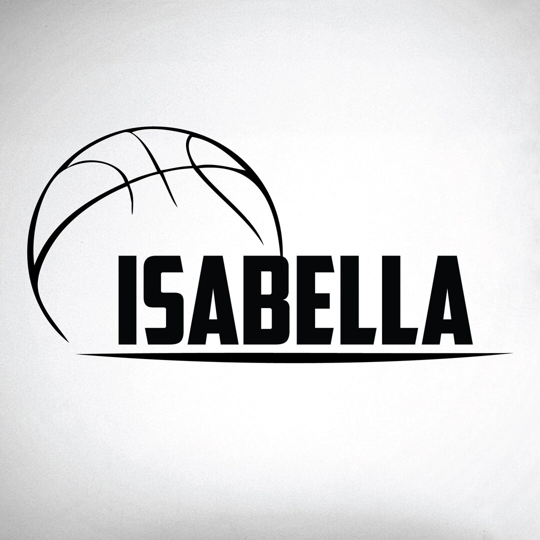 Custom Name Girls Basketball Wall Decal - 0263- Home Decor - Wall Decor ...