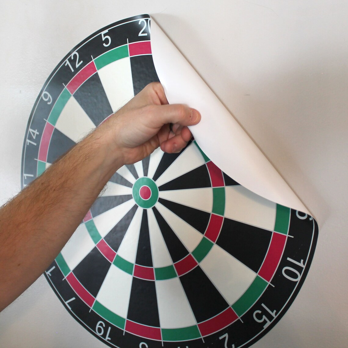 Dartboard Wall Decal, Wall Sticker, 19x19, 0600, for Smooth Walls Only ...