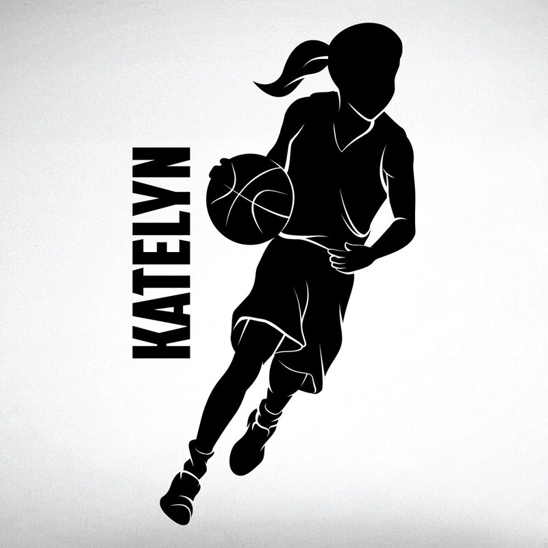 Basketball Wall Decal - Etsy