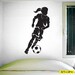 Girls Soccer Wall Decal 0292 No Name Dribbling Ladies - Etsy