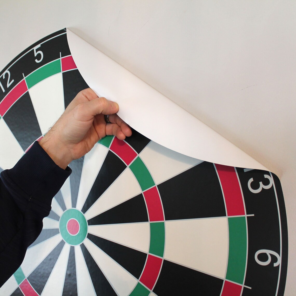 Large Dartboard Wall Decal, Wall Sticker, 28x28, 0601, for Smooth Walls ...