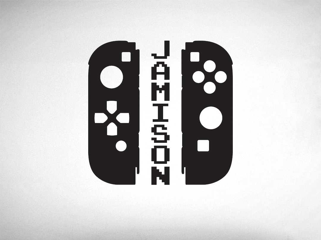 Video Game Controller Wall Decal: Customizable Gamer Decor - 0552 - Etsy