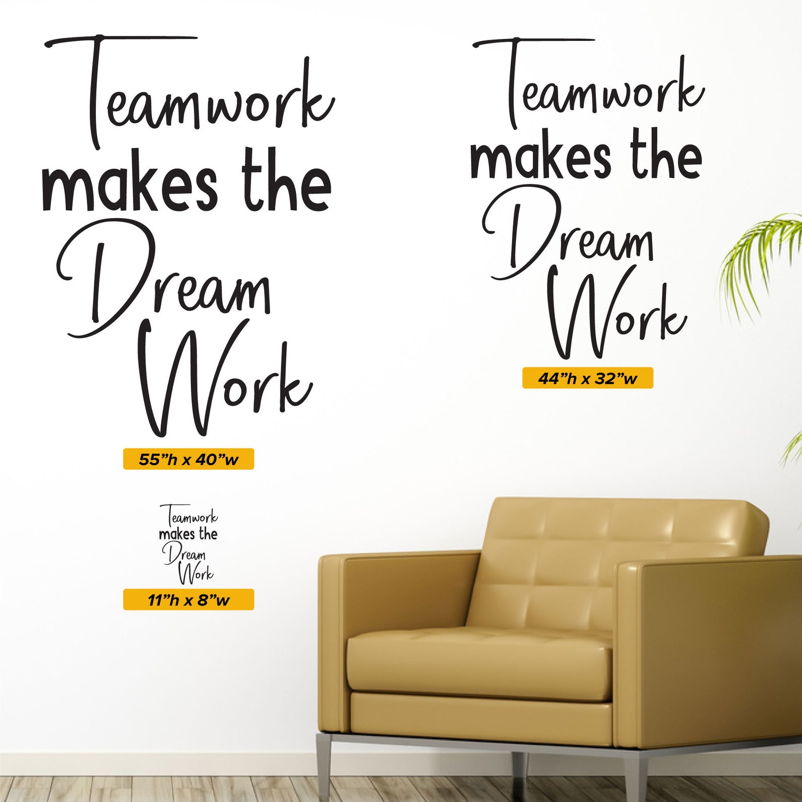 Teamwork Makes the Dream Work 0482 Classroom Decor Wall - Etsy