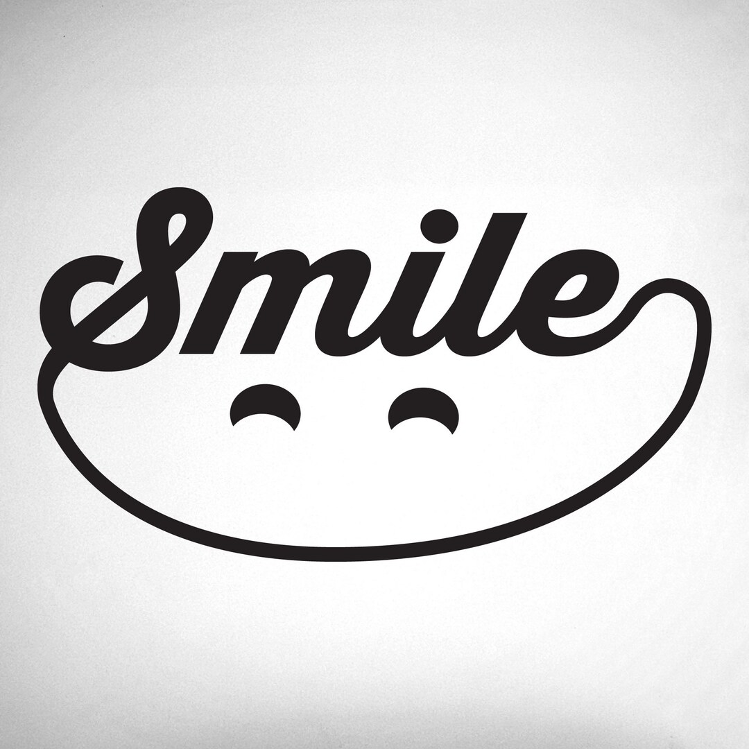 Smile Wall Decal - 0340 - Dental Office Wall Decal - Etsy