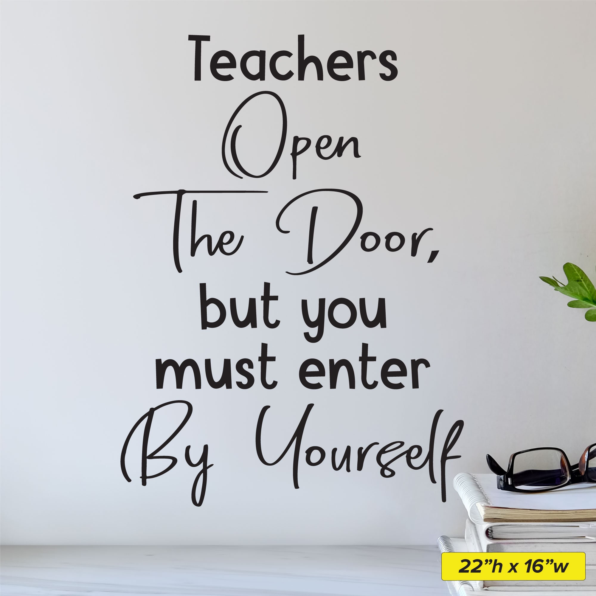 Teachers Open the Door 0477 Classroom Decor Wall Decor - Etsy
