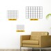 Grid Wall Decal 0238 Calendar Sticker Grid Planner Decal Grid - Etsy