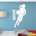 Custom Name Girls Basketball Wall Decal: Home Decor - 0265 - Etsy