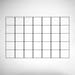 Grid Wall Decal 0238 Calendar Sticker Grid Planner Decal - Etsy