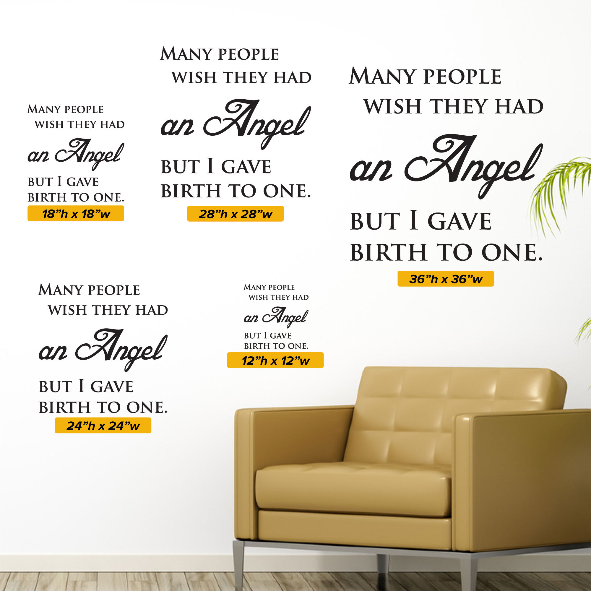 Angel Baby Wall Decal 0094 Angel Baby Memorial Angel Baby - Etsy