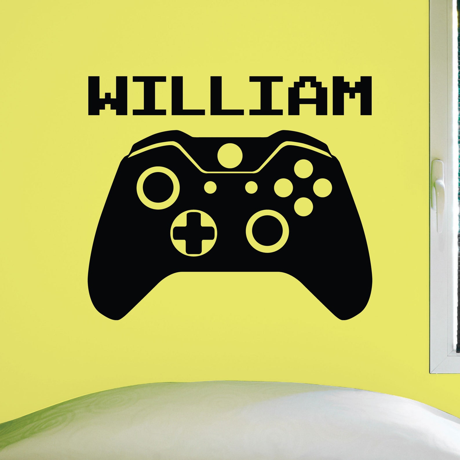 Video Game Controller Wall Decal 0306 Gamer Controller | Etsy