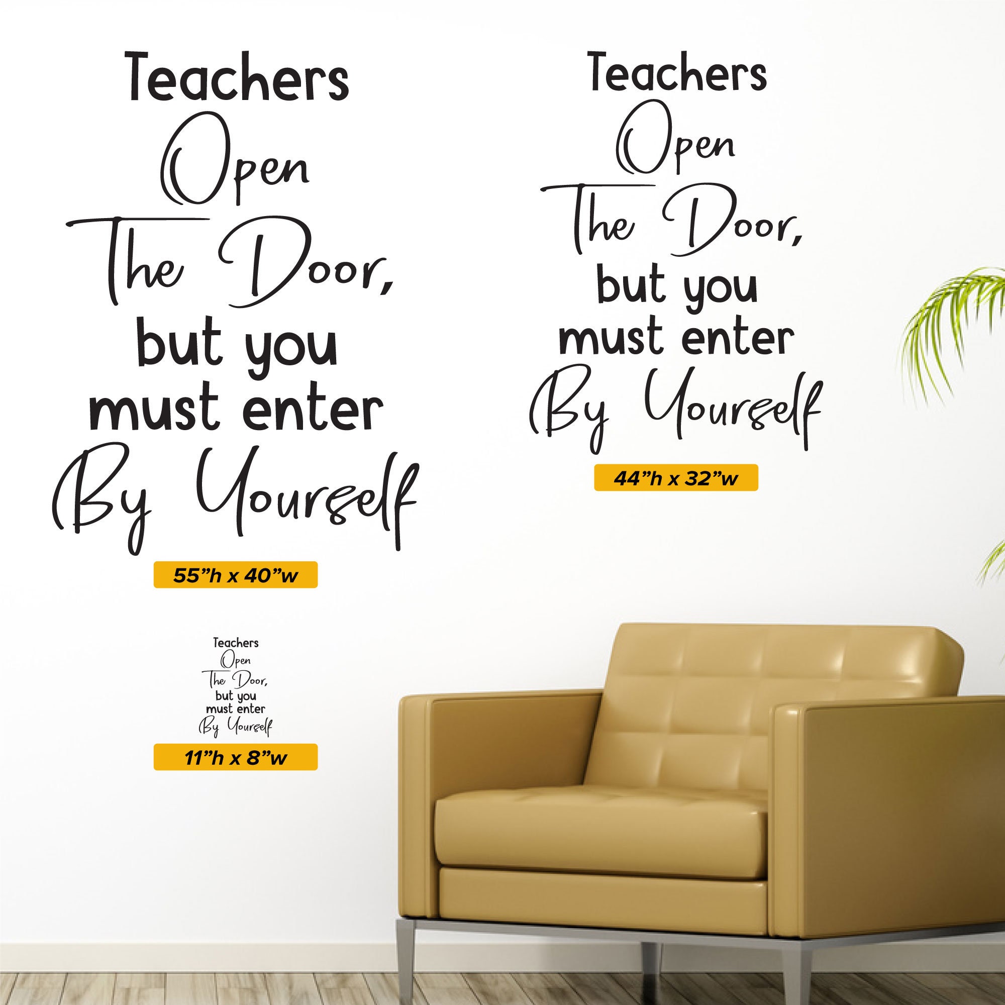 Teachers Open the Door 0477 Classroom Decor Wall Decor - Etsy