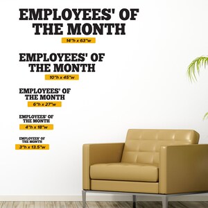 Employees' of the Month - 0716 - Plural - Wall Decor - Award ...