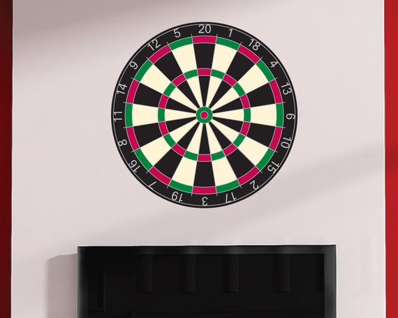 Large Dartboard Wall Decal Wall Sticker 28x28 0601 for - Etsy