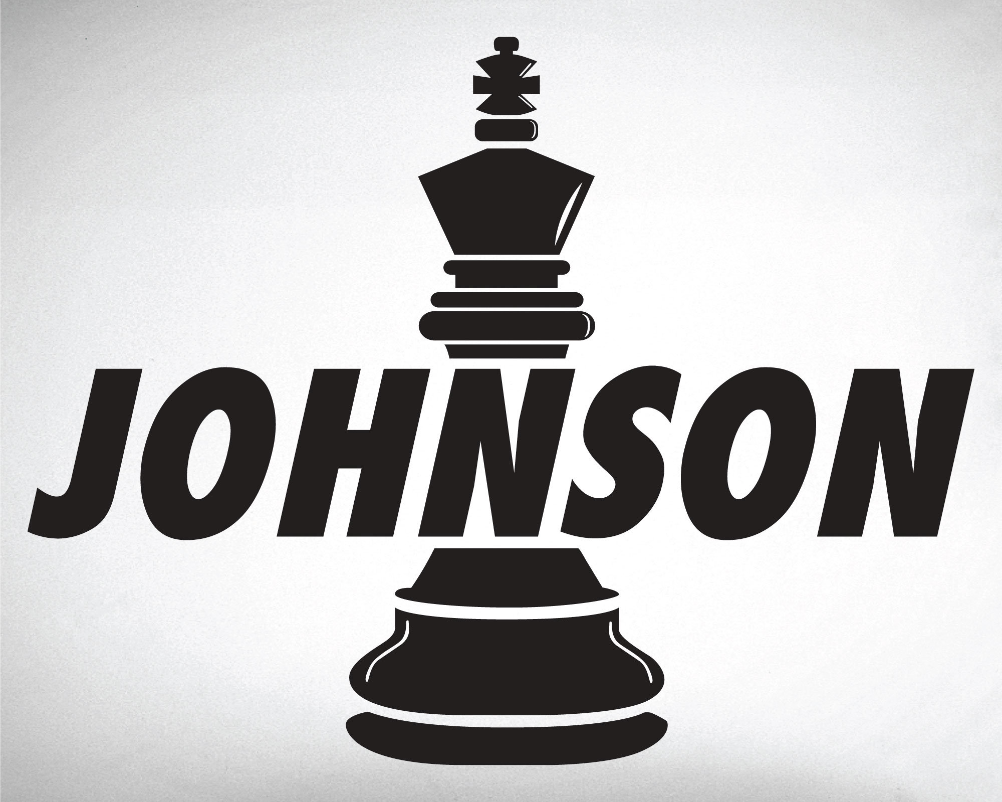 Chess Wall Decal 0527 Personalized Chess King Piece Wall - Etsy