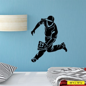 Boys Baseball Wall Decal - 0300 - No Name - Wall Decor - Glove ...