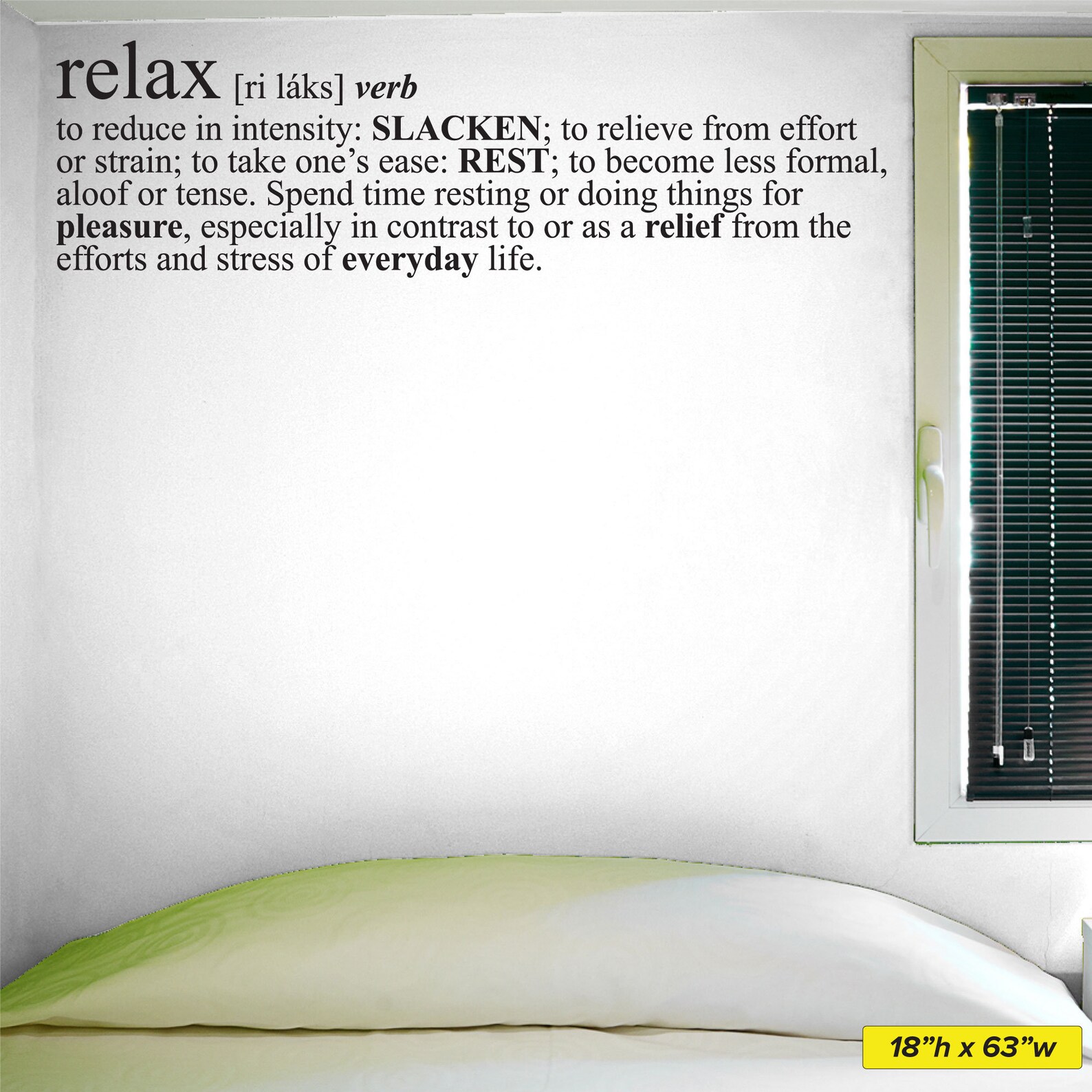 Relax Definition. 0260 Home Decor Wall Decor Relax - Etsy
