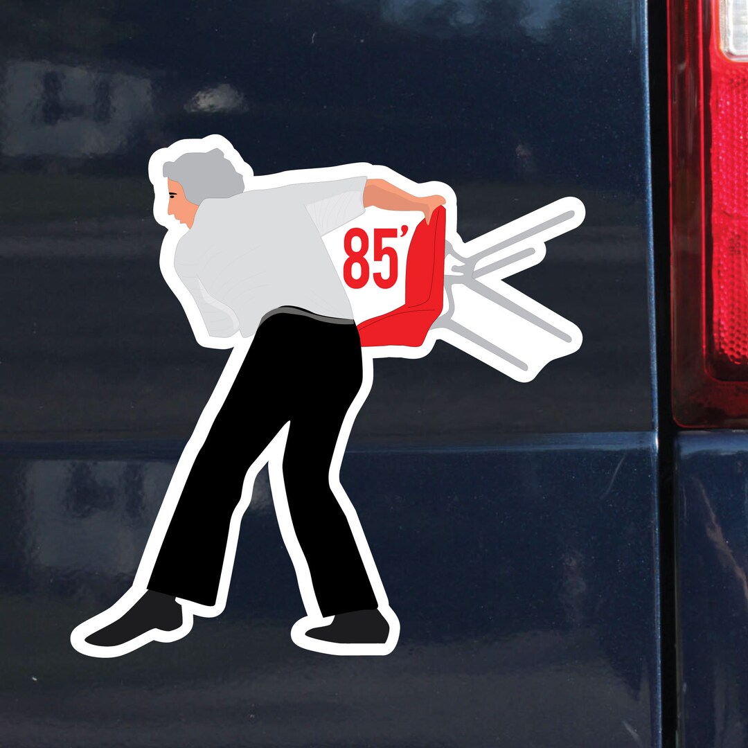 Chair Throwing 1985 Champion Sticker, Chair Toss Champ Decal - 0720 - Etsy